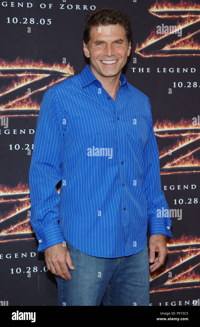 Nick Chinlund arriving at the LEGEND OF ZORRO Premiere at the Orpheum ...