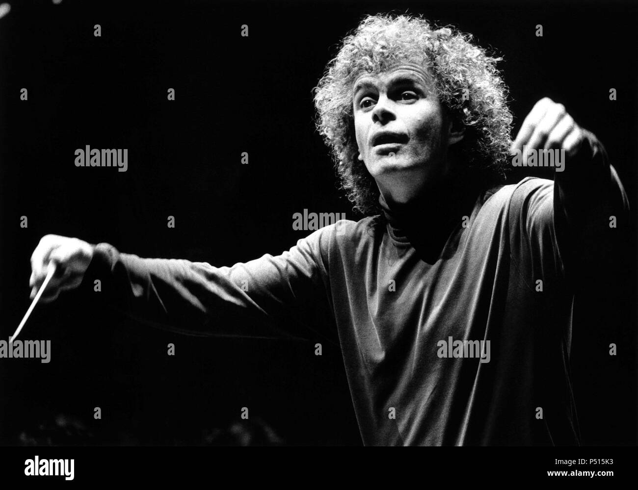 Sir Simon Rattle Stock Photo - Alamy