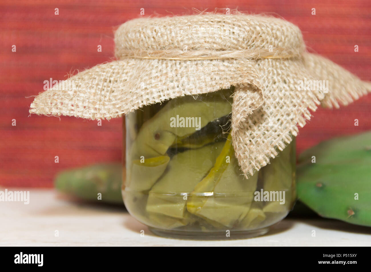 typical nopal pickled food of the mexican gastronomy Stock Photo - Alamy