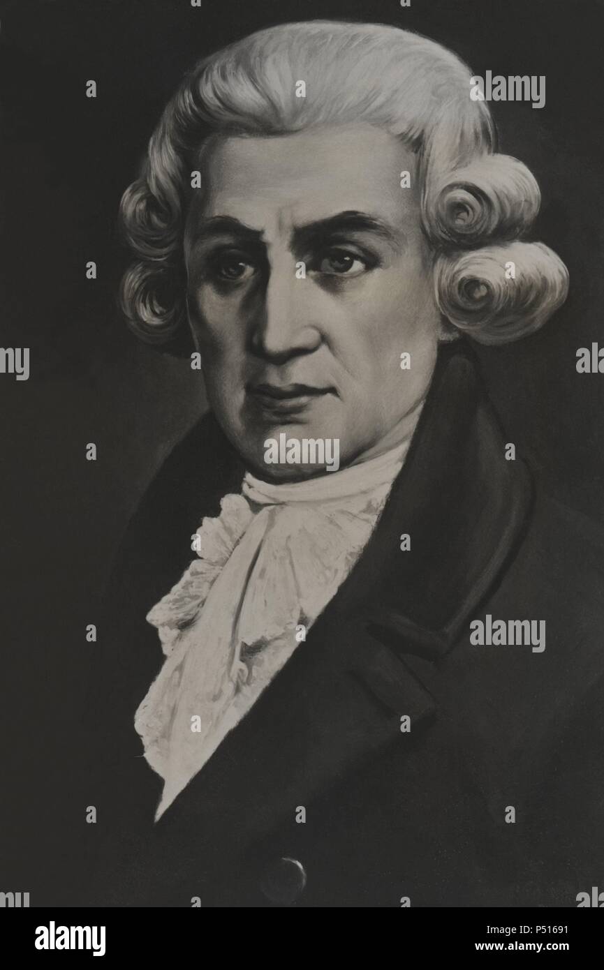 Franz Joseph Haydn (Rohrau, 1732-Viena, 1809). Compositor y director de ...