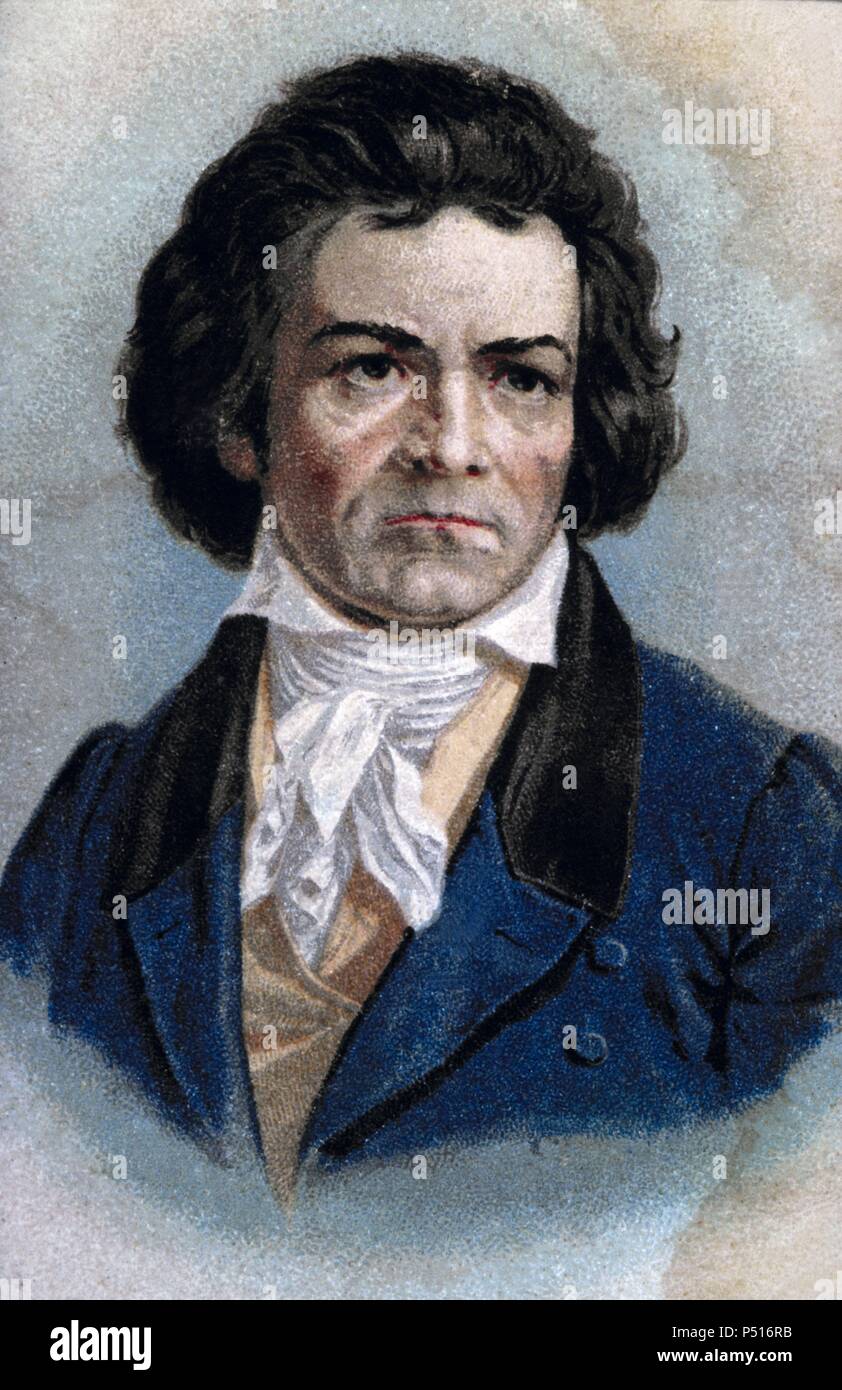 Beethoven, Ludwig Van (1770-1827); compositor alemán de origen flamenco ...