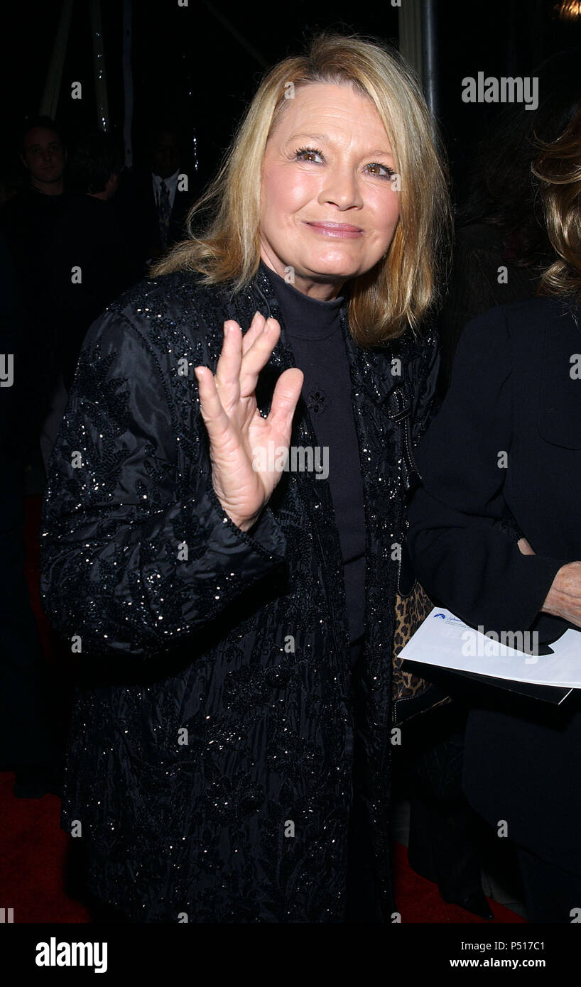 Angie Dickinson arriving at the premiere of Twisted on the Paramount ...