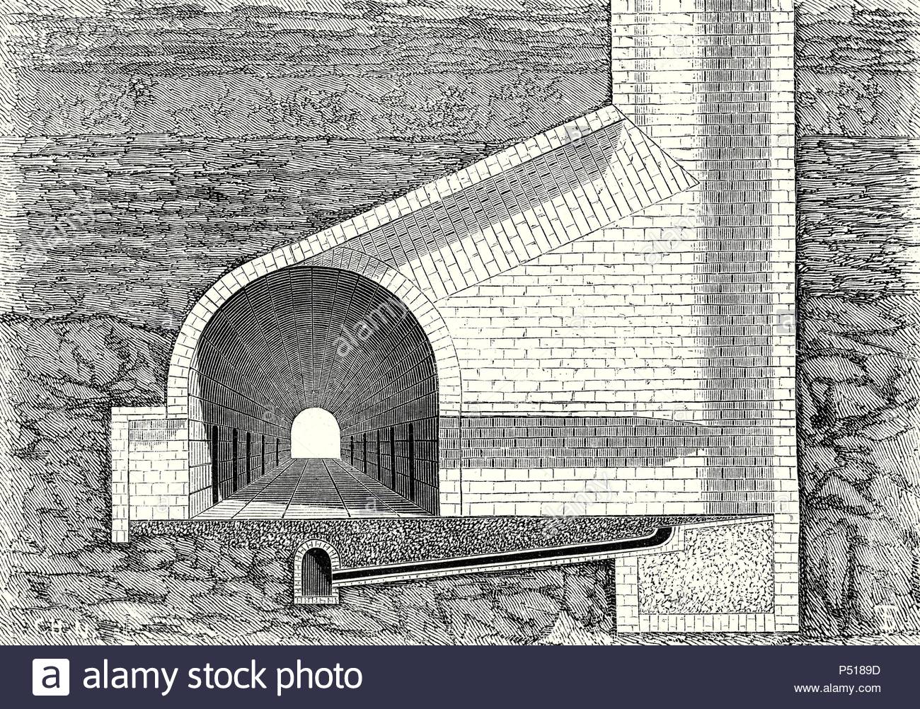 Railway Tunnel Ventilation Shaft Stock Photos & Railway Tunnel ...