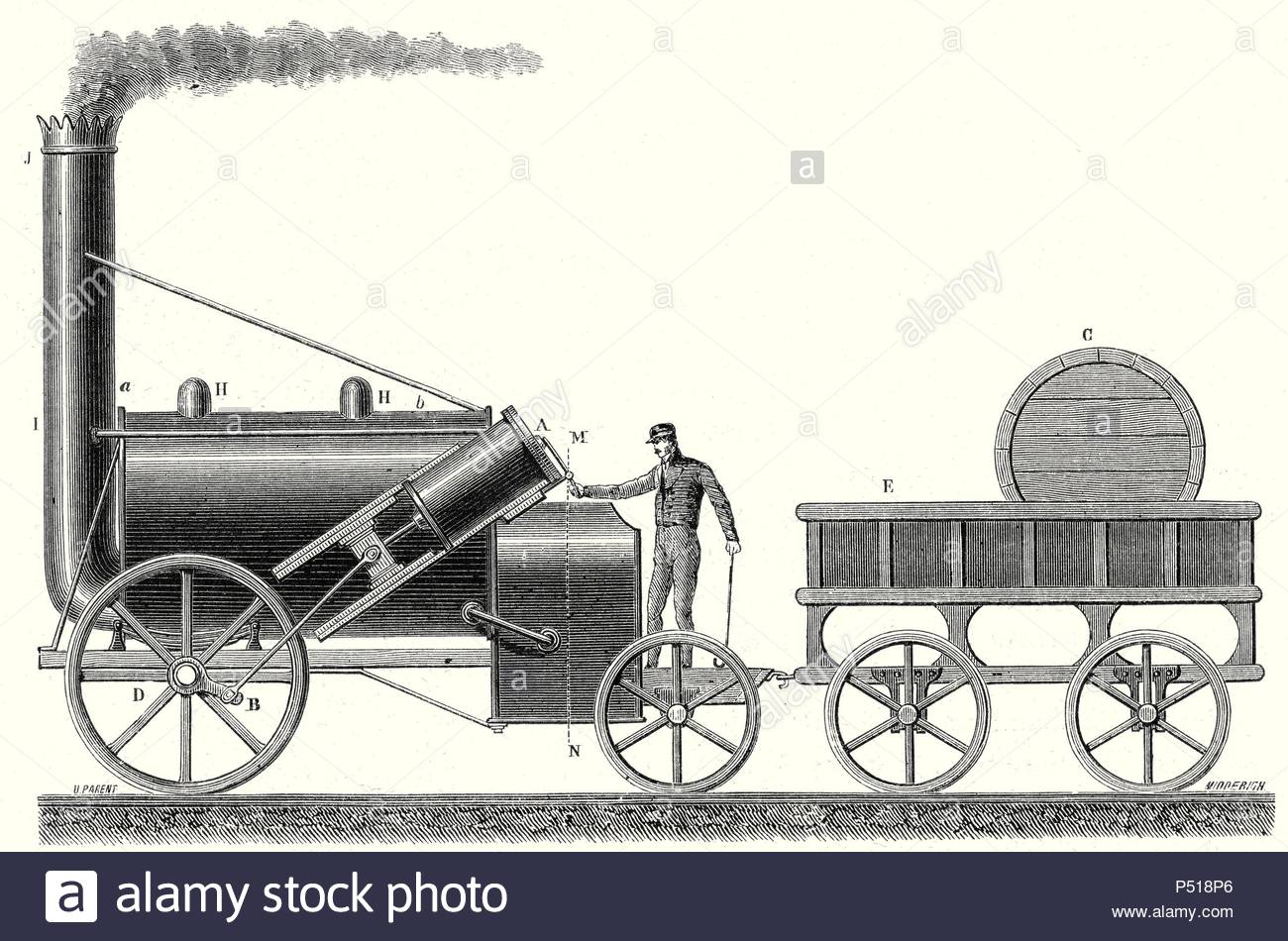 George Stephenson Rocket Stock Photos & George Stephenson Rocket Stock ...