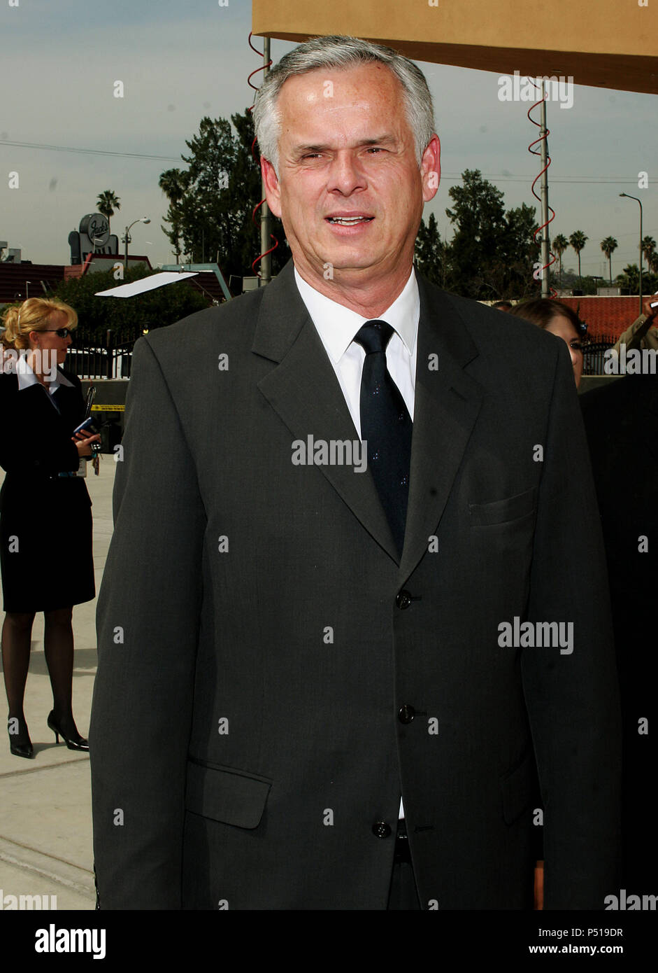 Los Angeles mayor James Hahn at the Johnny Cochran Funeral at the West ...