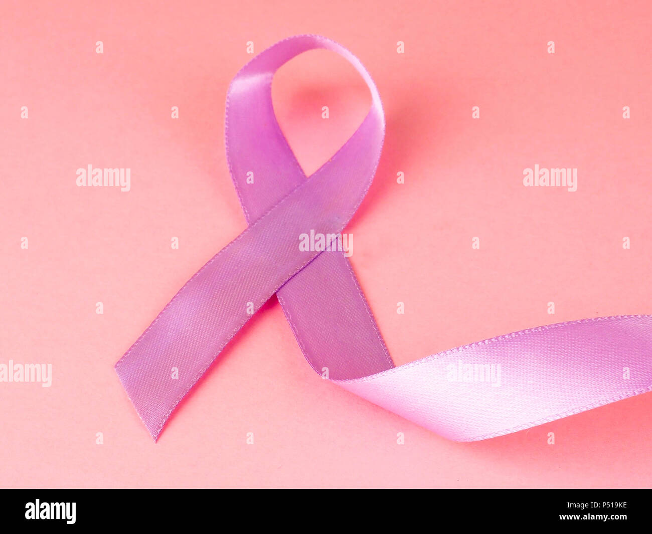 Purple Ribbon. Purple Day Epilepsy Day, support Stock Photo - Alamy