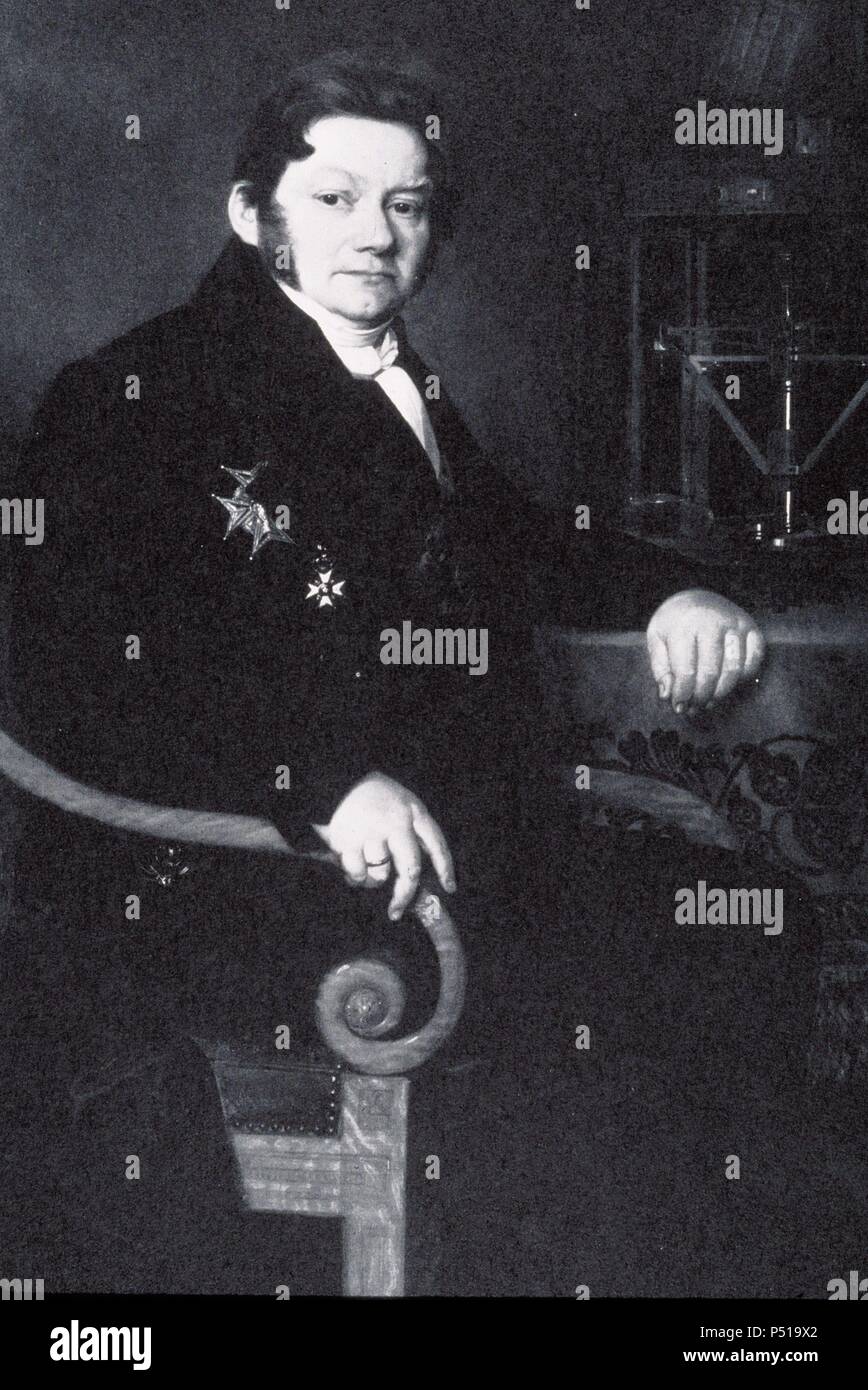 El químico sueco Jons Jacob Berzelius Stock Photo - Alamy