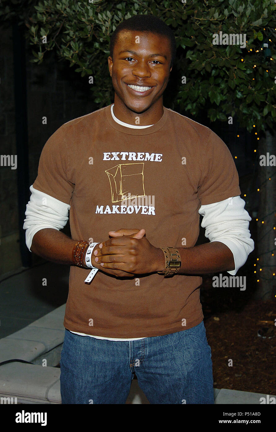 Edwin Hodge arriving at the Warner Bros Party for Rock The Vote on the ...