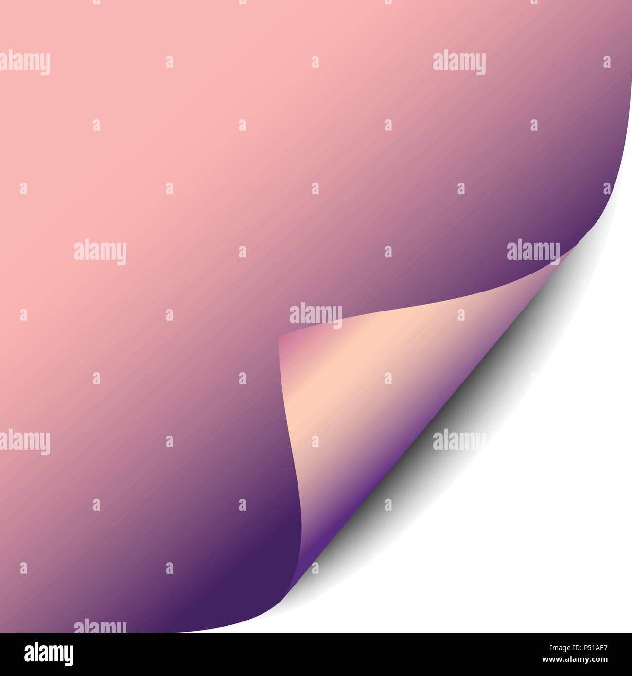 Page curl Stock Vector Images - Alamy