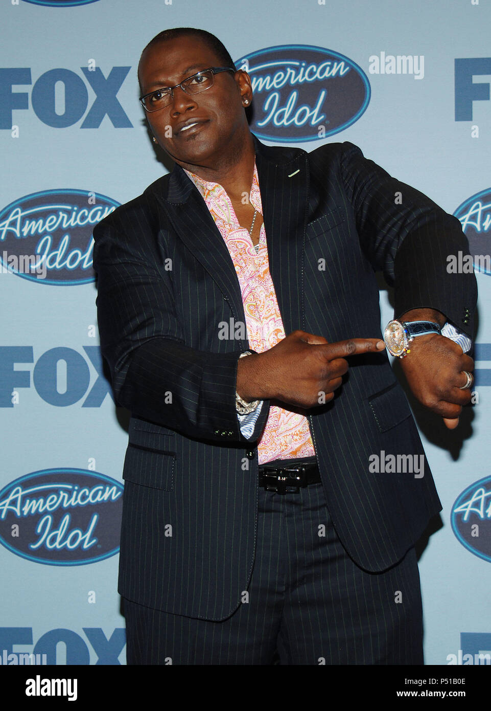 Randy Jackson backstage at the American Idol Grand Finale at the Kodak ...