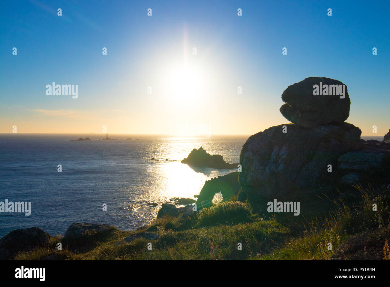 Cornwall silhouette hi-res stock photography and images - Alamy