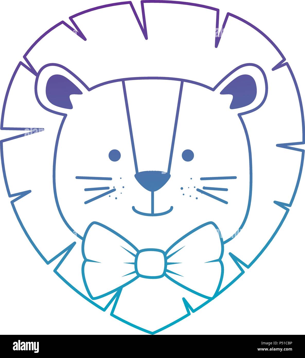 cute lion head character icon Stock Vector Image & Art - Alamy