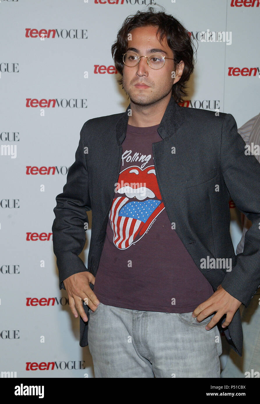 Sean Lennon arriving at the " TEEN VOGUE 1ST ANNUAL YOUNG HOLLYWOOD ...