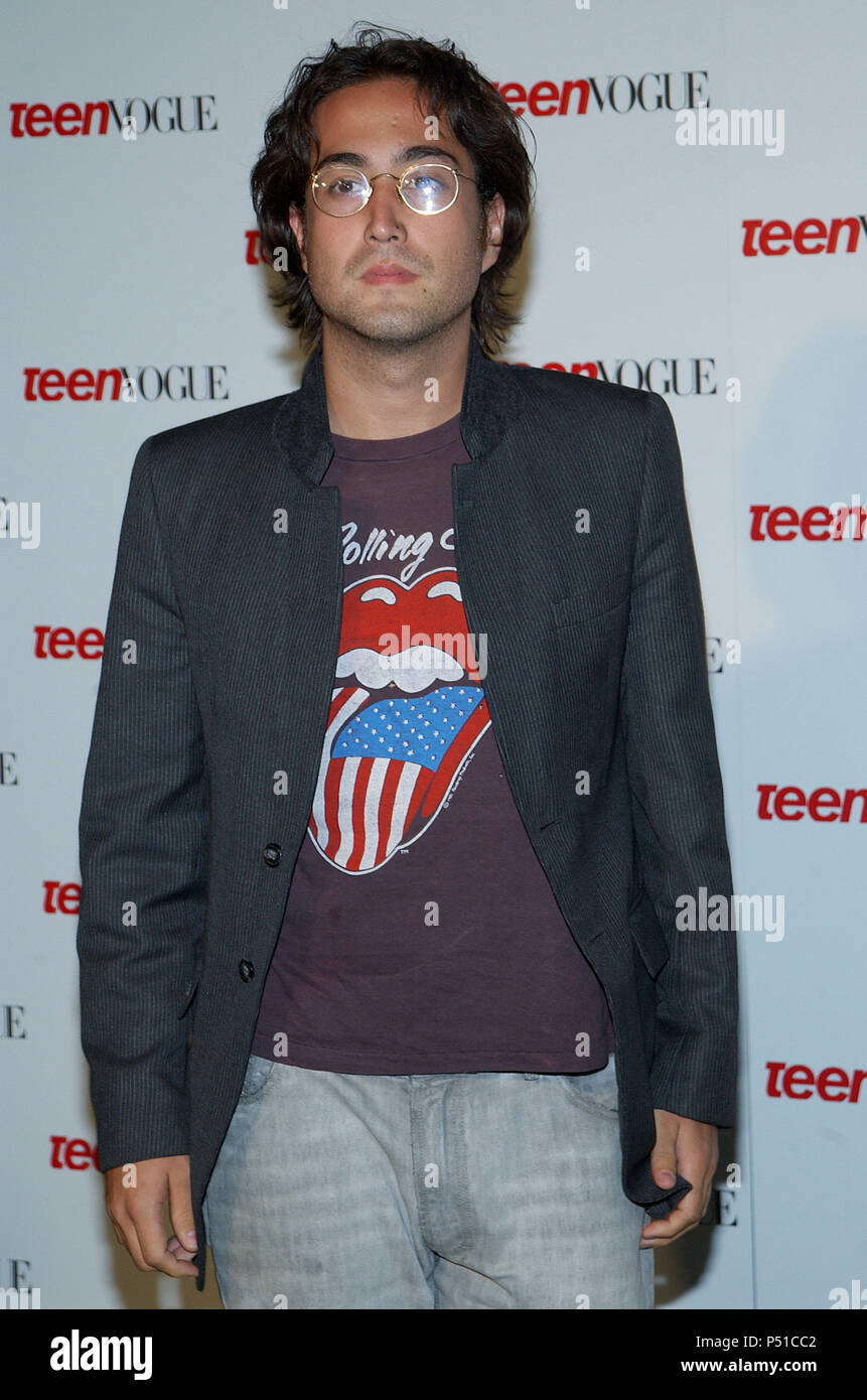 Sean Lennon arriving at the " TEEN VOGUE 1ST ANNUAL YOUNG HOLLYWOOD ...