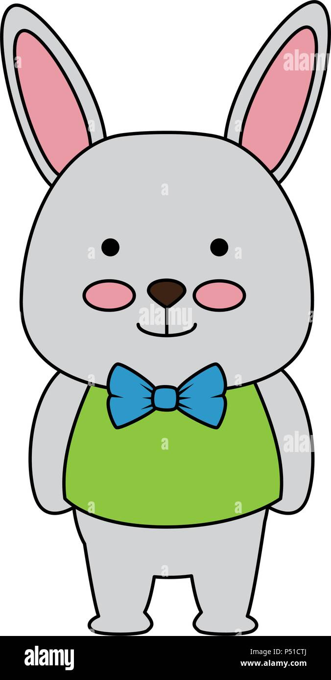 cute rabbit character icon Stock Vector Image & Art - Alamy