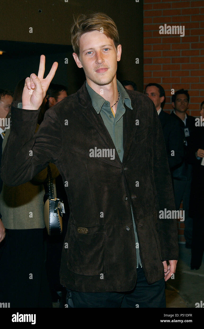 Gabriel Mann arriving at the Premiere of " The Core " at the Mann's ...