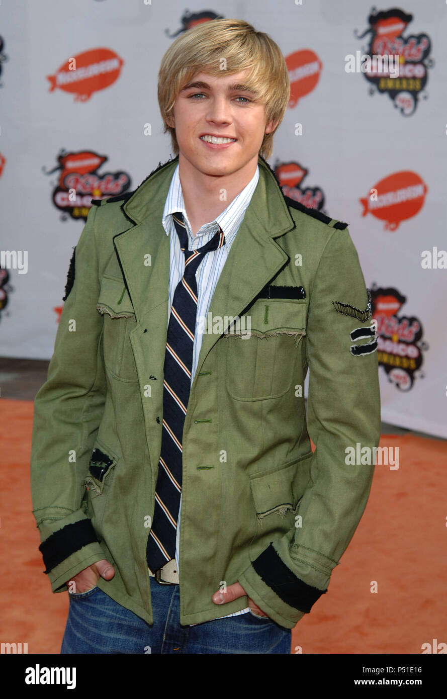 Jesse McCarthy arriving at the 18th Nickelodeon Awards Annual Kids Choice at the Pauley Pavillon ...