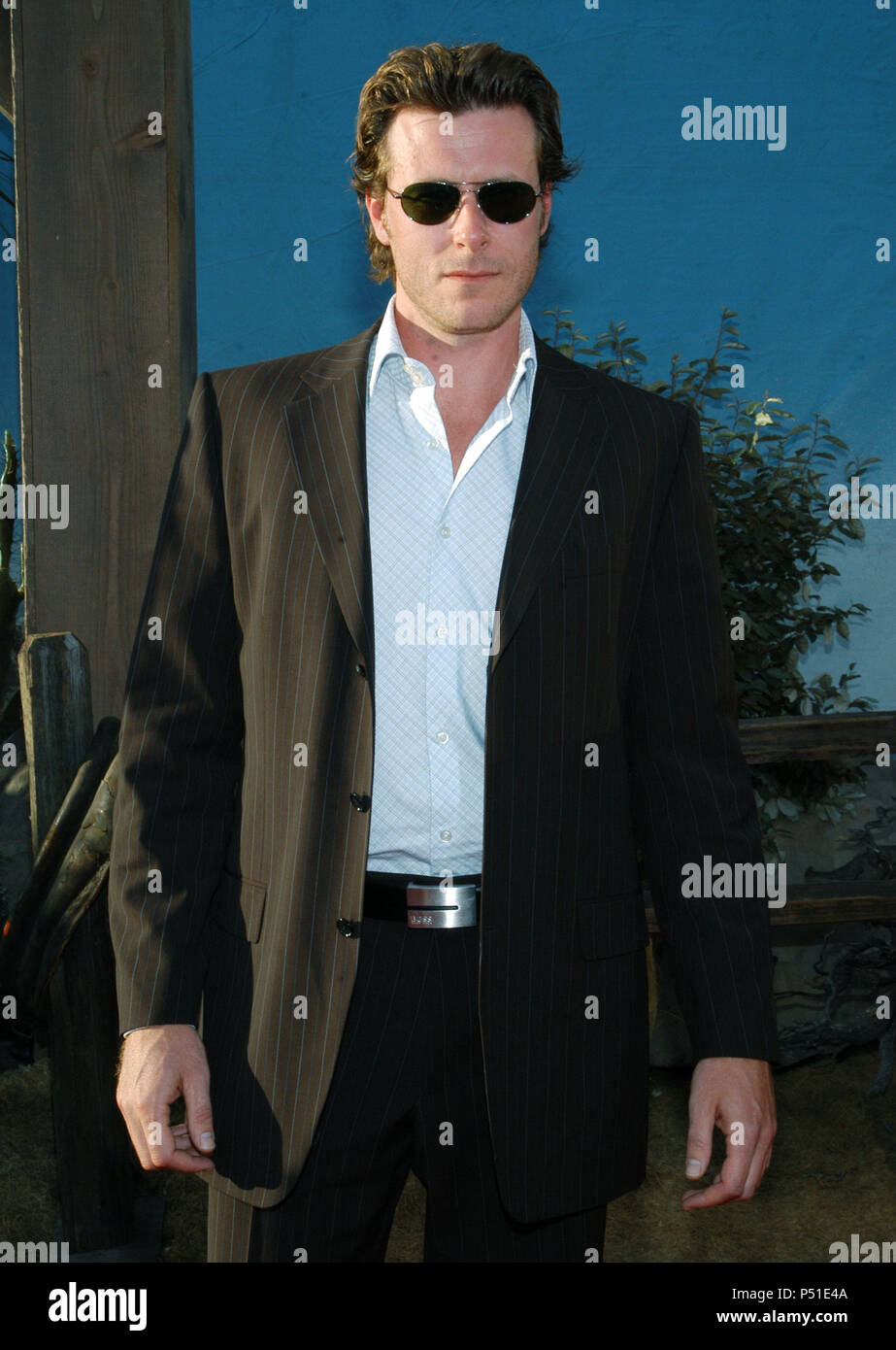 Dean McDermott arriving at the Premiere of "" Open Range "" at the ...