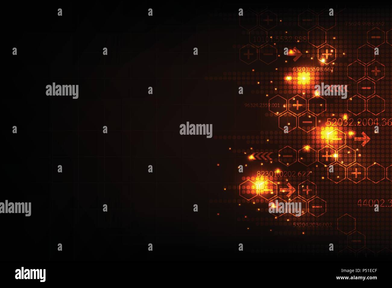 Vector abstract background technology in digital concept Stock Vector ...