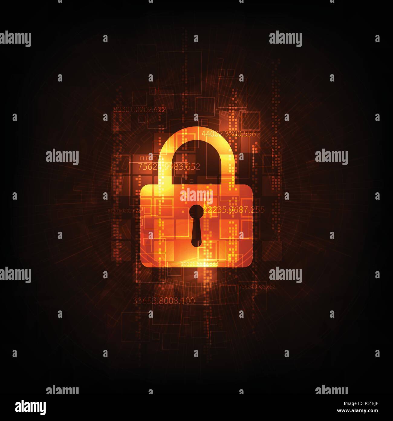 Information security background Stock Vector Images - Alamy