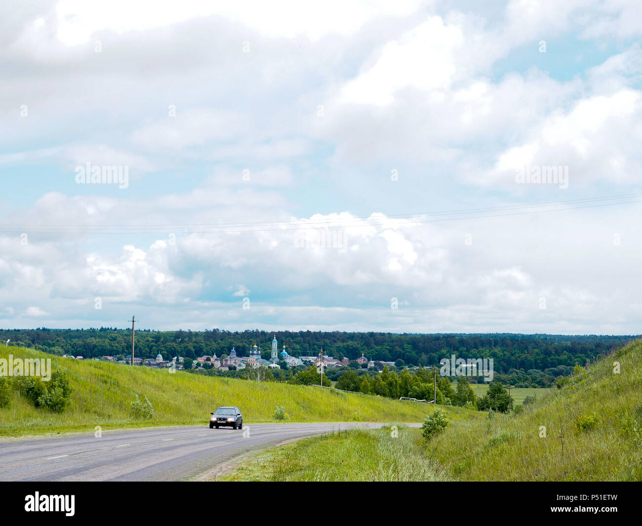 Monastery Optina Pustyn in the summer. City of Kozelsk. Russia ...