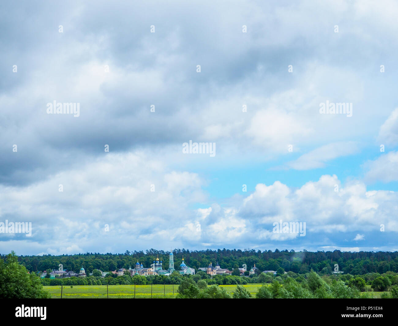 Monastery Optina Pustyn in the summer. City of Kozelsk. Russia ...