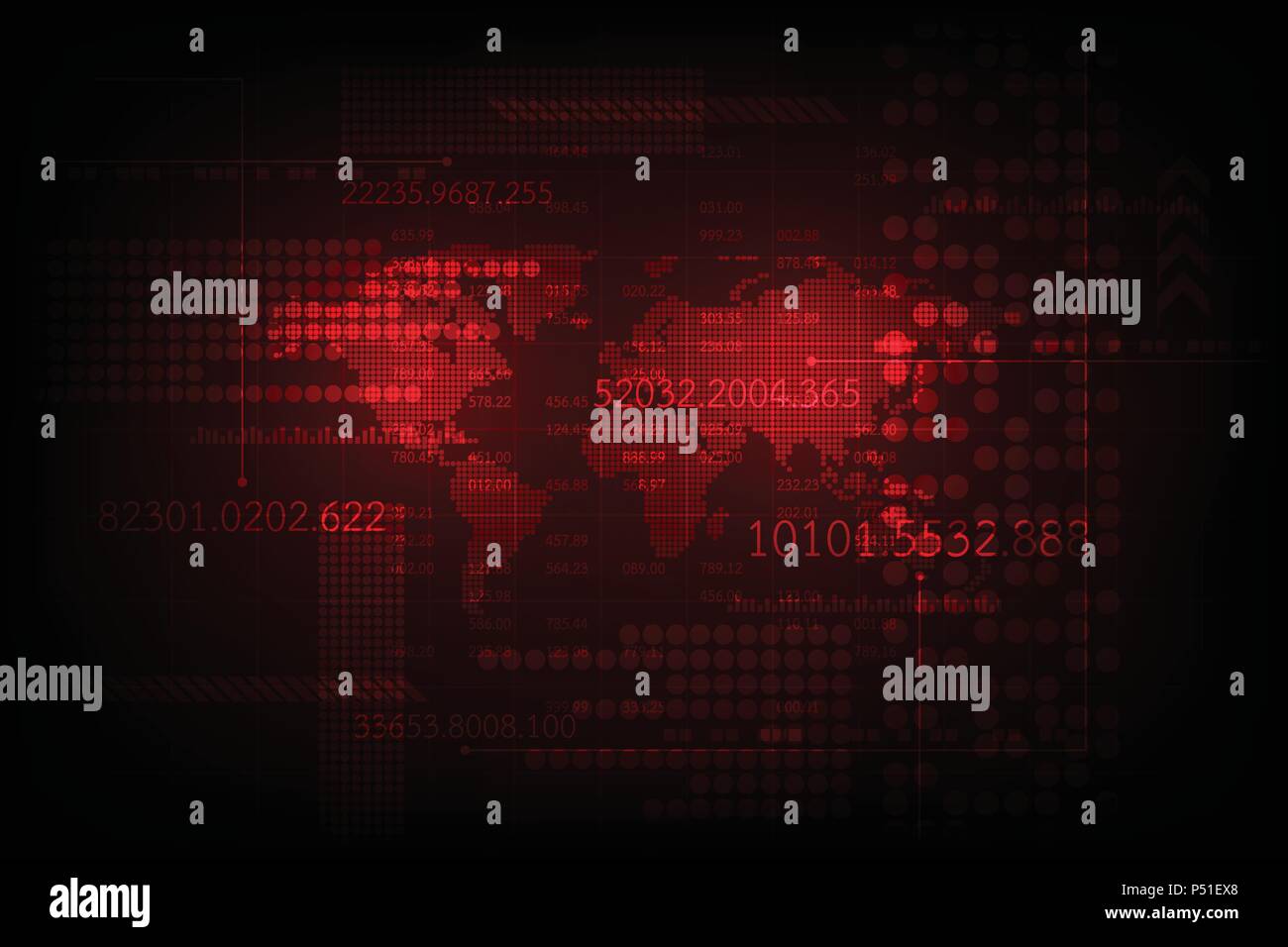 World map digital motion hi-res stock photography and images - Alamy