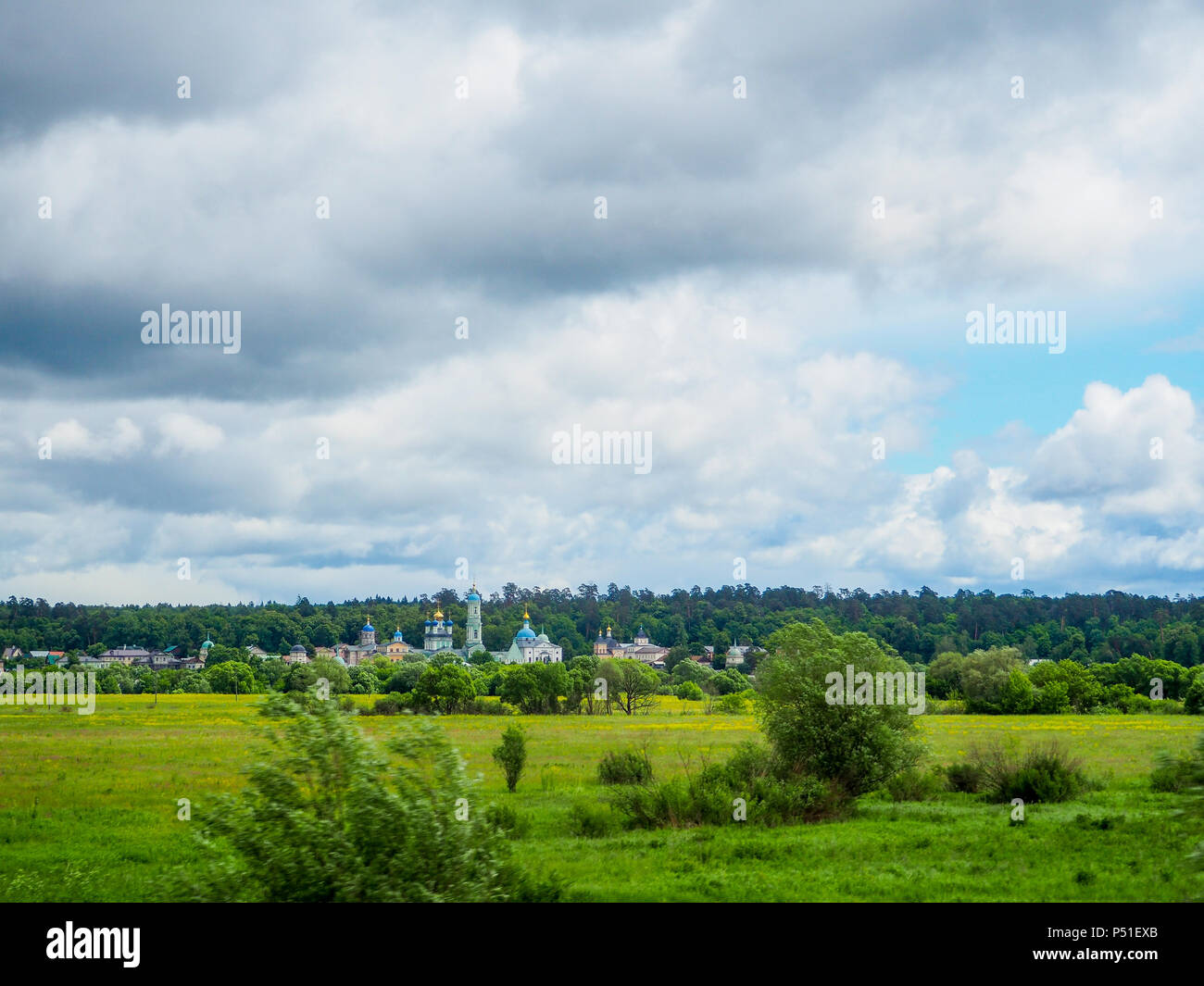 Monastery Optina Pustyn in the summer. City of Kozelsk. Russia ...