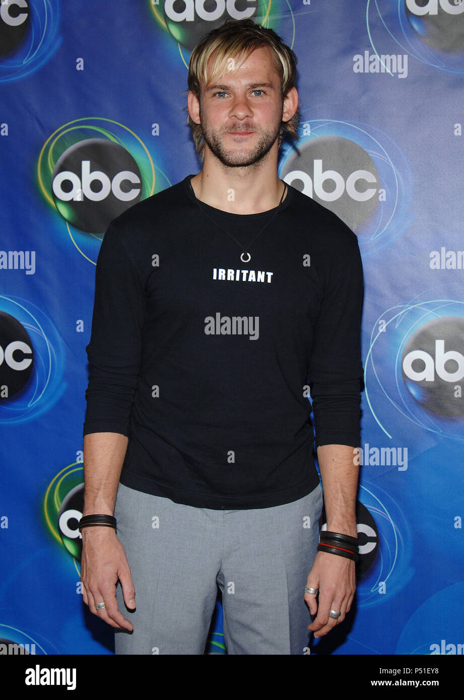 Dominic Monaghan arriving at the ABC - tca Summer 2005 Party at the ...