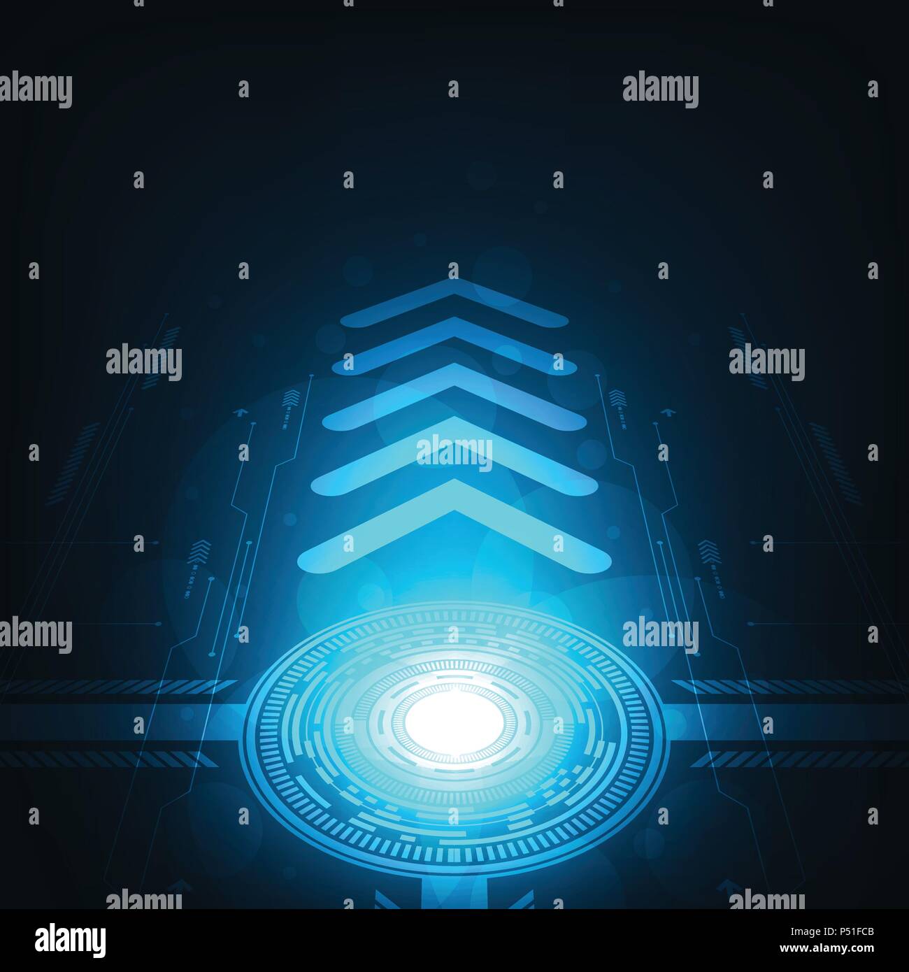 Vector in the concept of next-generation technology Stock Vector Image ...