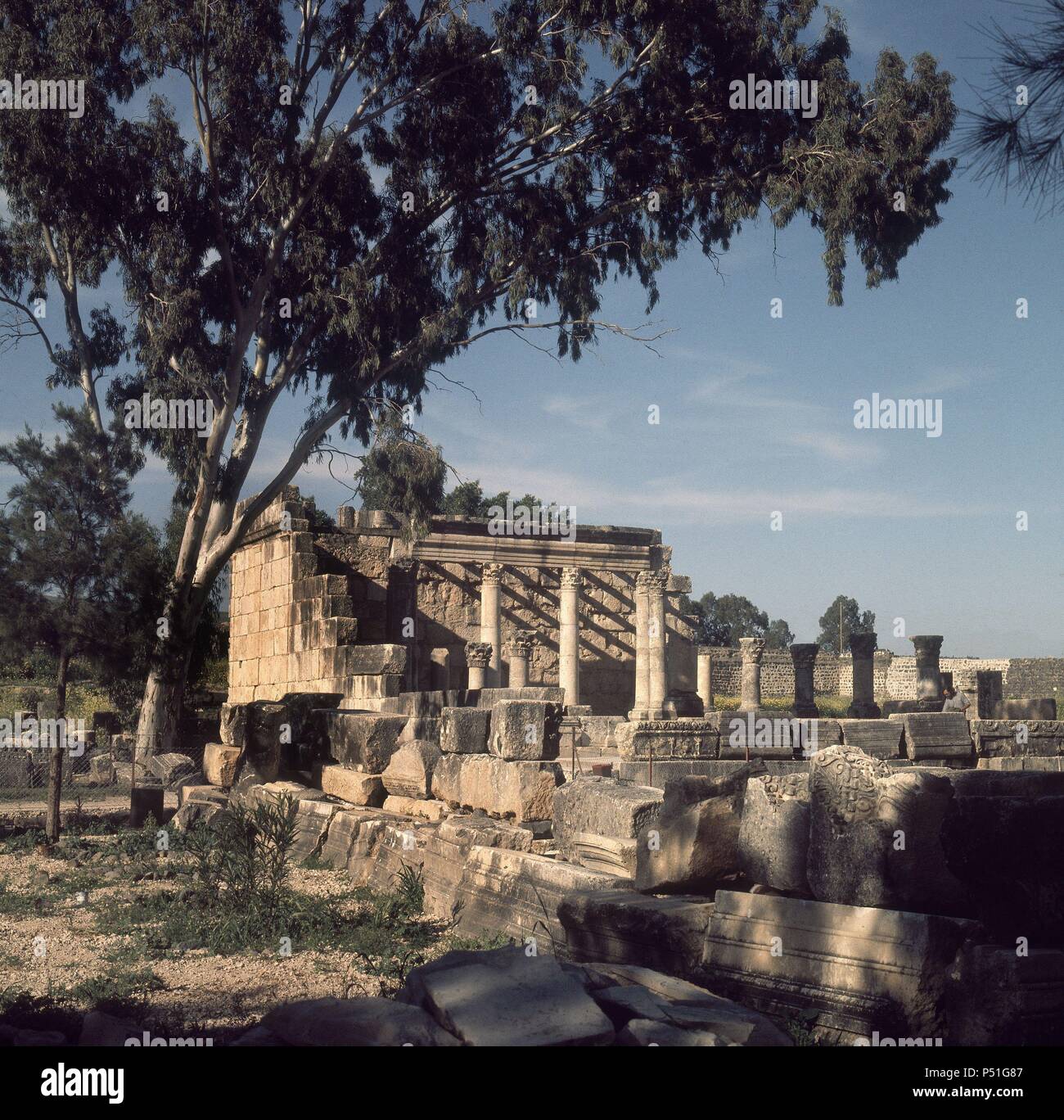 RUINAS DE LA SINAGOGA BLANCA CONSTRUIDA EN LOS SIGLOS III Y IV ...