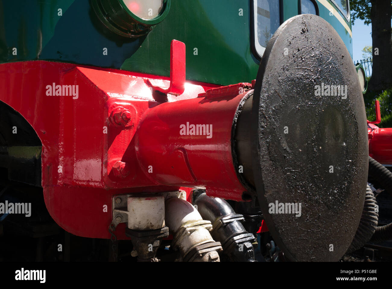 Train buffer station engine hi-res stock photography and images - Alamy