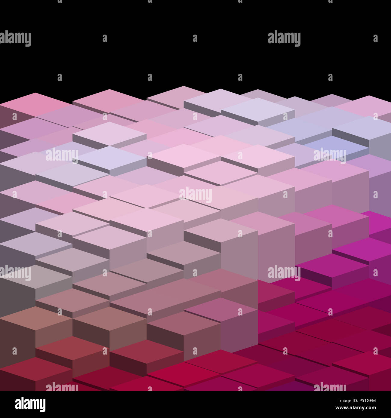 Abstract background with low poly blocks design Stock Photo - Alamy