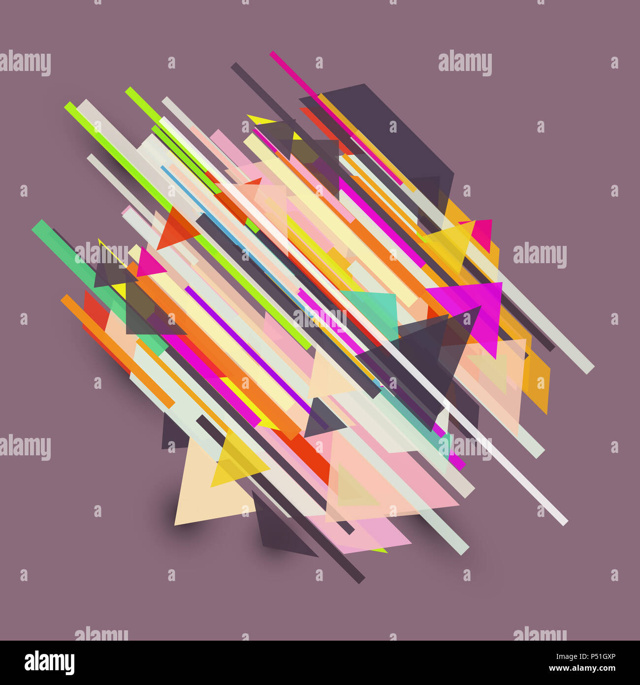 Abstract background with retro styled design Stock Photo - Alamy