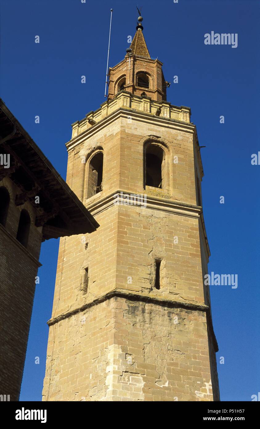 ARAGON. BARBASTRO. Vista parcial de la CATEDRAL, erigida entre los años ...