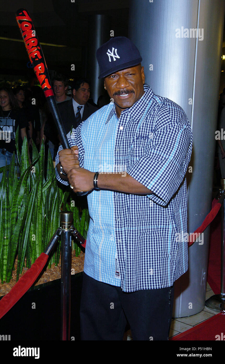 Ving Rhames arriving at the Dawn of the Dead Premiere at the Beverly ...