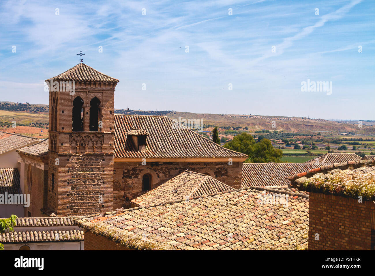 Traditional spanish rooftops hi-res stock photography and images - Alamy