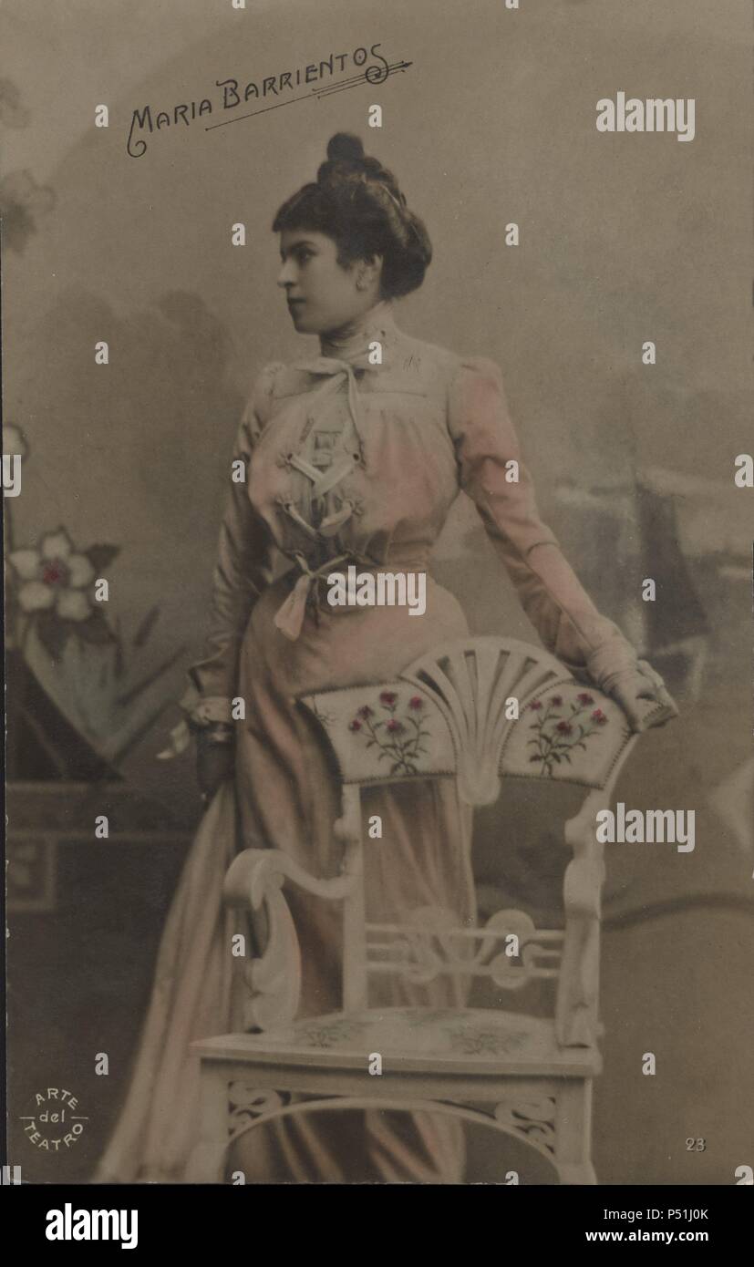 María Barrientos (Barcelona, 1884-Ciboure, 1946). Soprano lírica ...