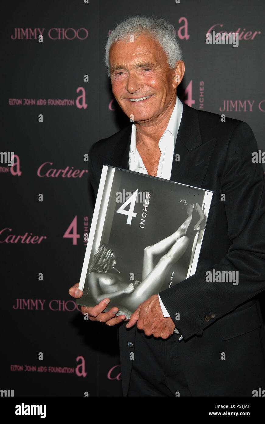 Vidal Sassoon arriving at the 4 Inches Party, A Project for Women about ...