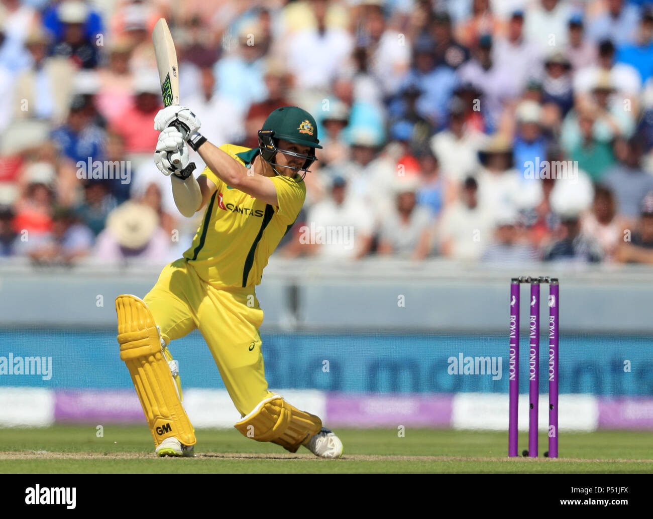 Australia's Travis Head bats during the One Day International match at ...