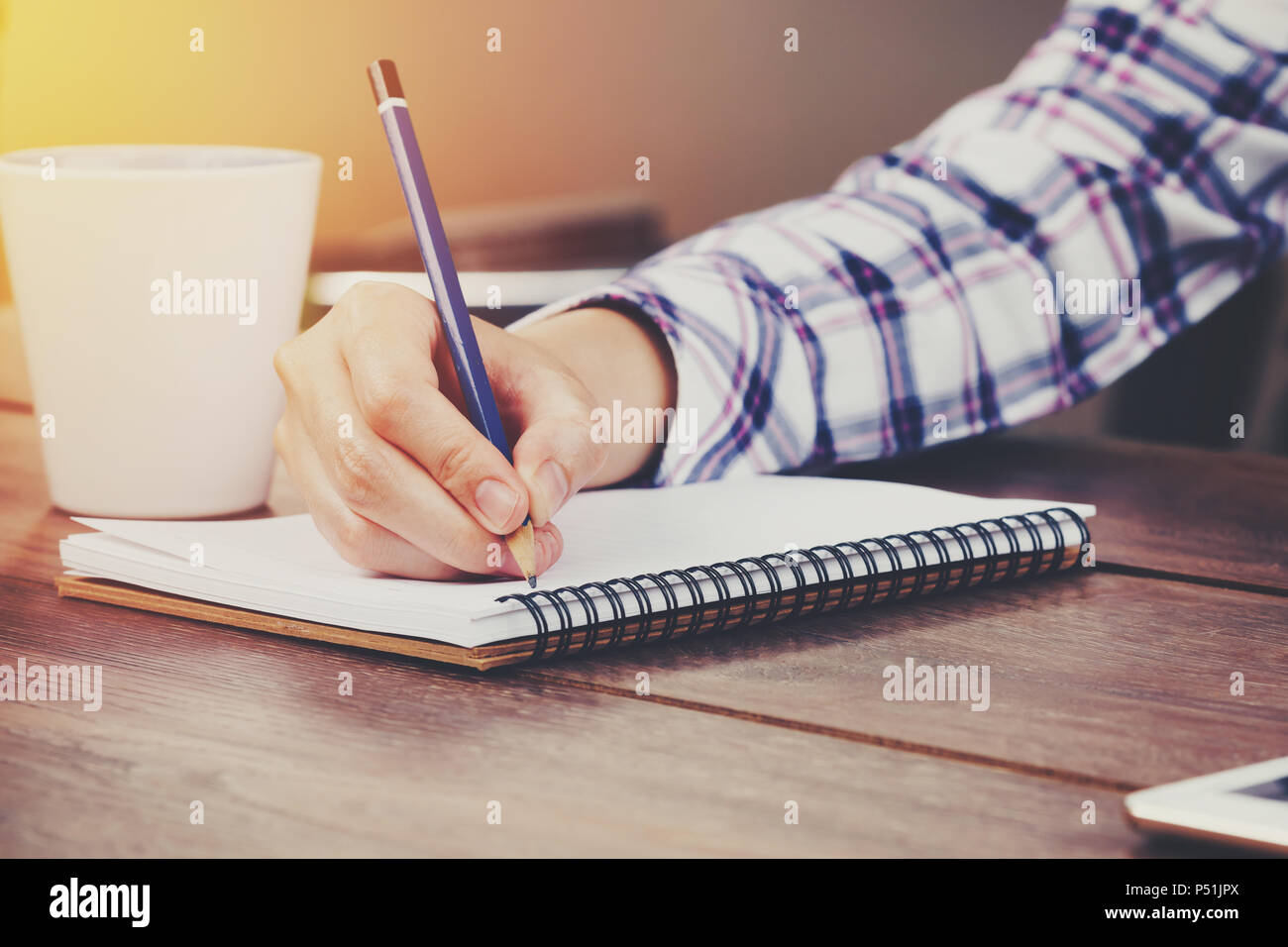 Student report writing hi-res stock photography and images - Alamy