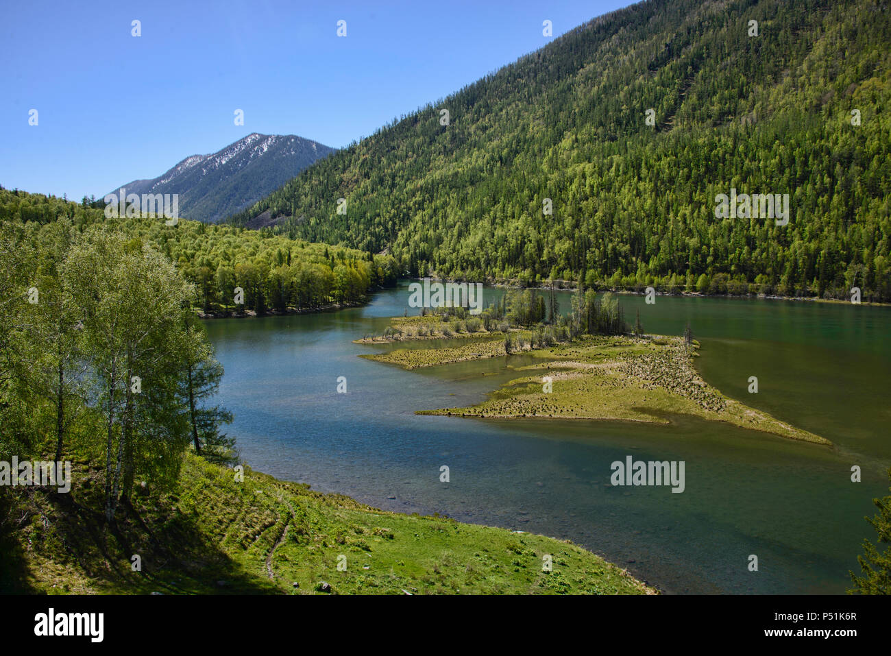 Gorgeous northern scenery at Kanas Lake National Park, Xinjiang, China ...