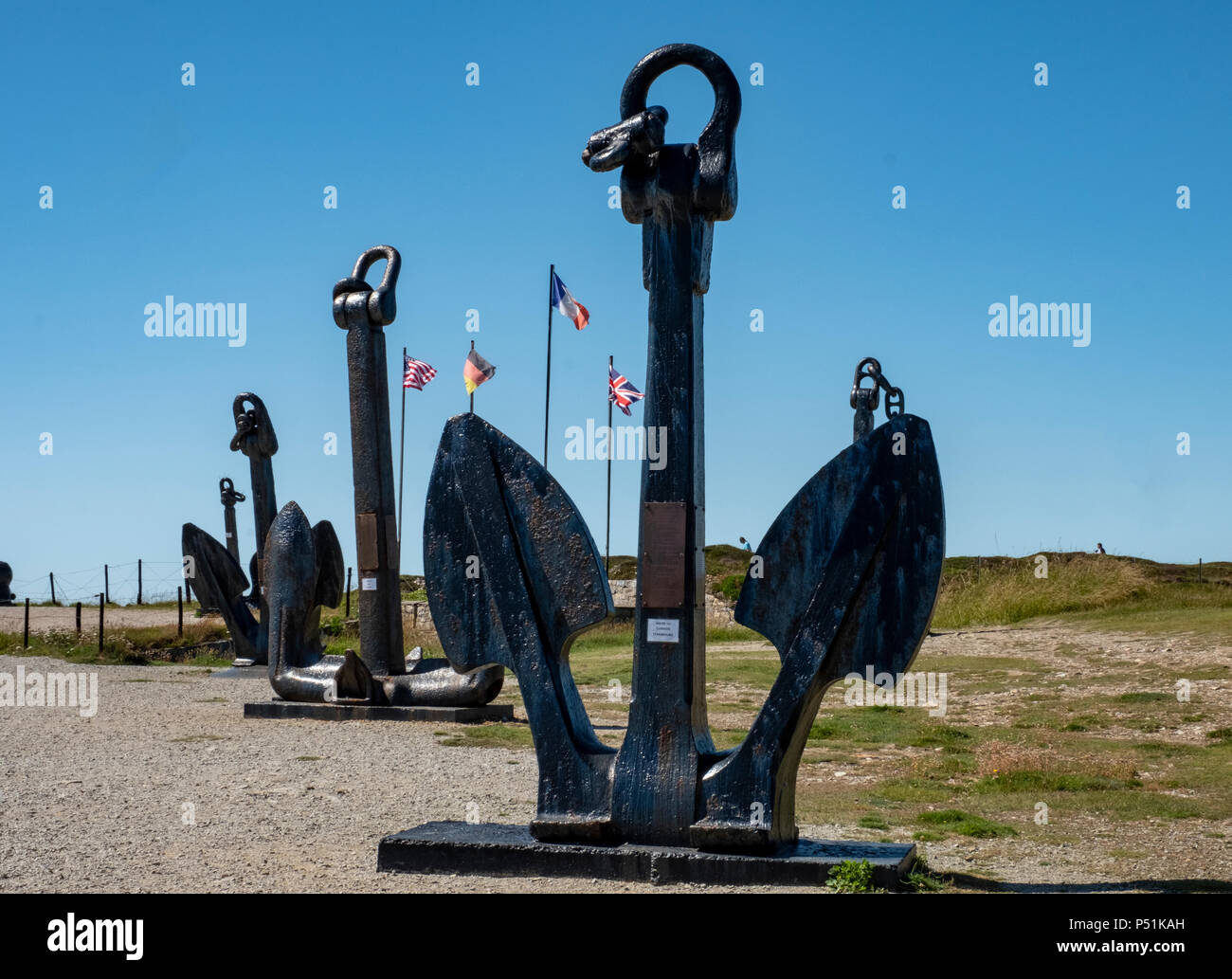 Anchors at Mémorial Merchant Navy museum, homage to 45,000 Allied ...