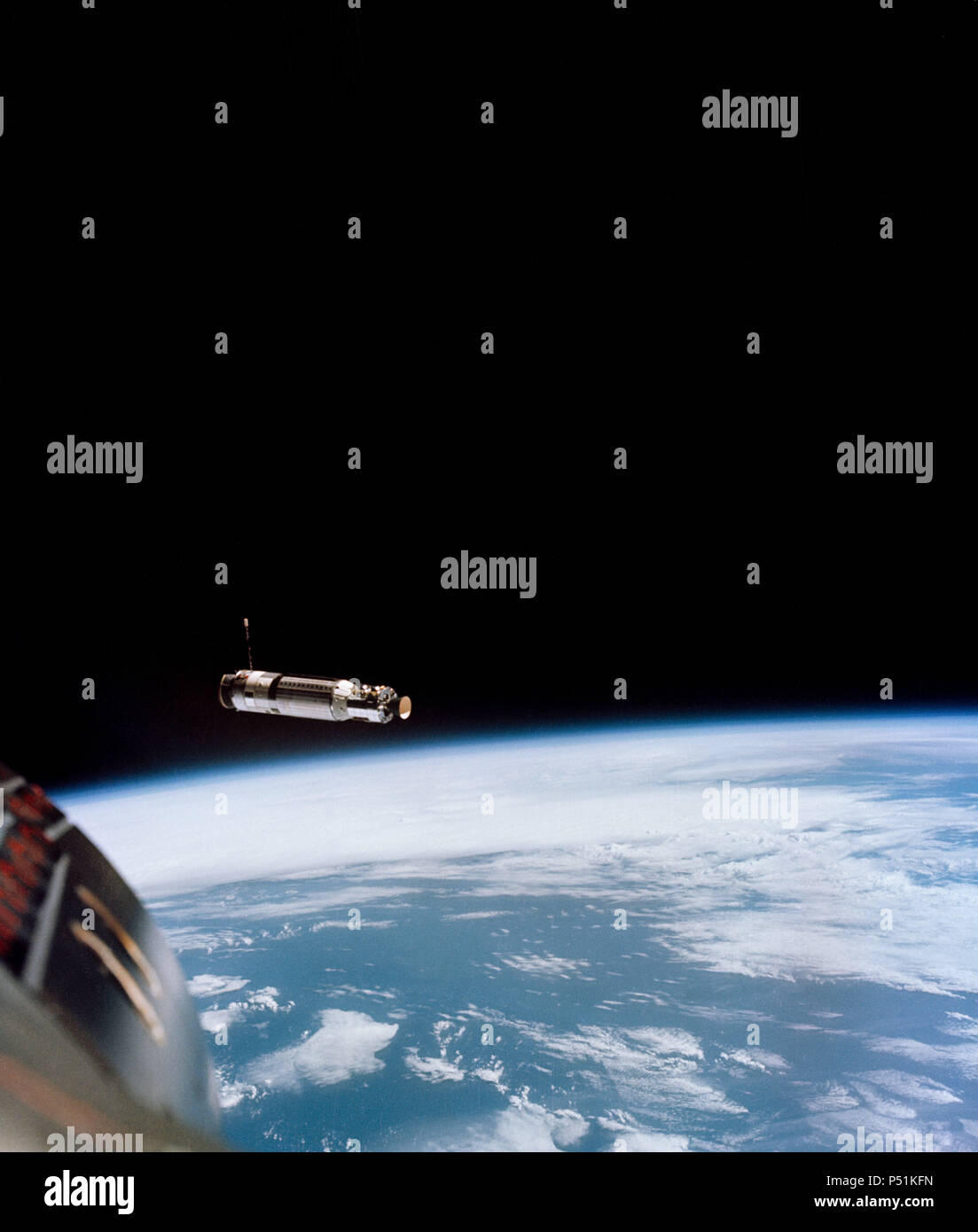 The Agena Target Docking Vehicle seen from the National Aeronautics and ...