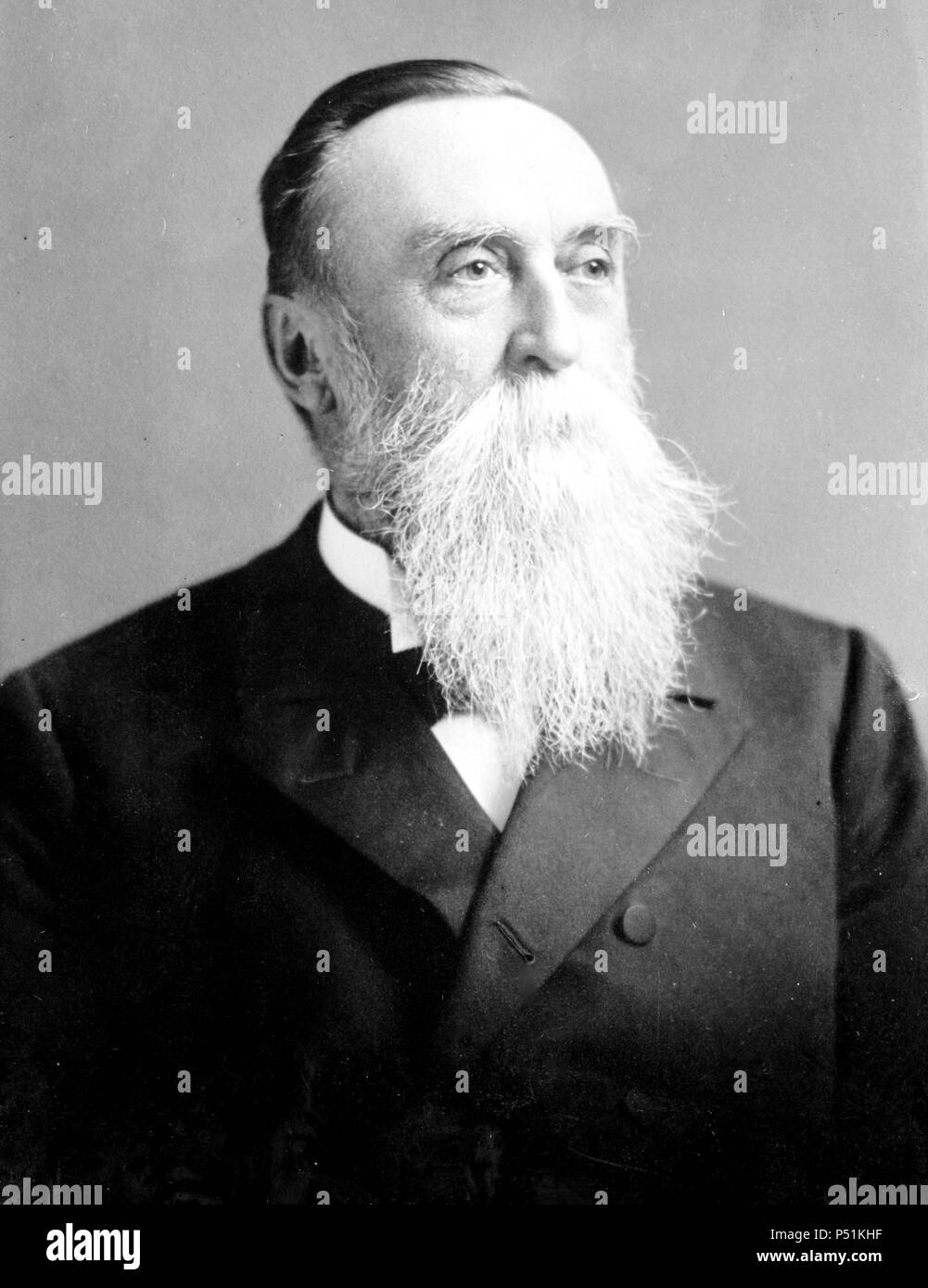 Bishop W.L. Mallalieu, portrait bust Stock Photo - Alamy