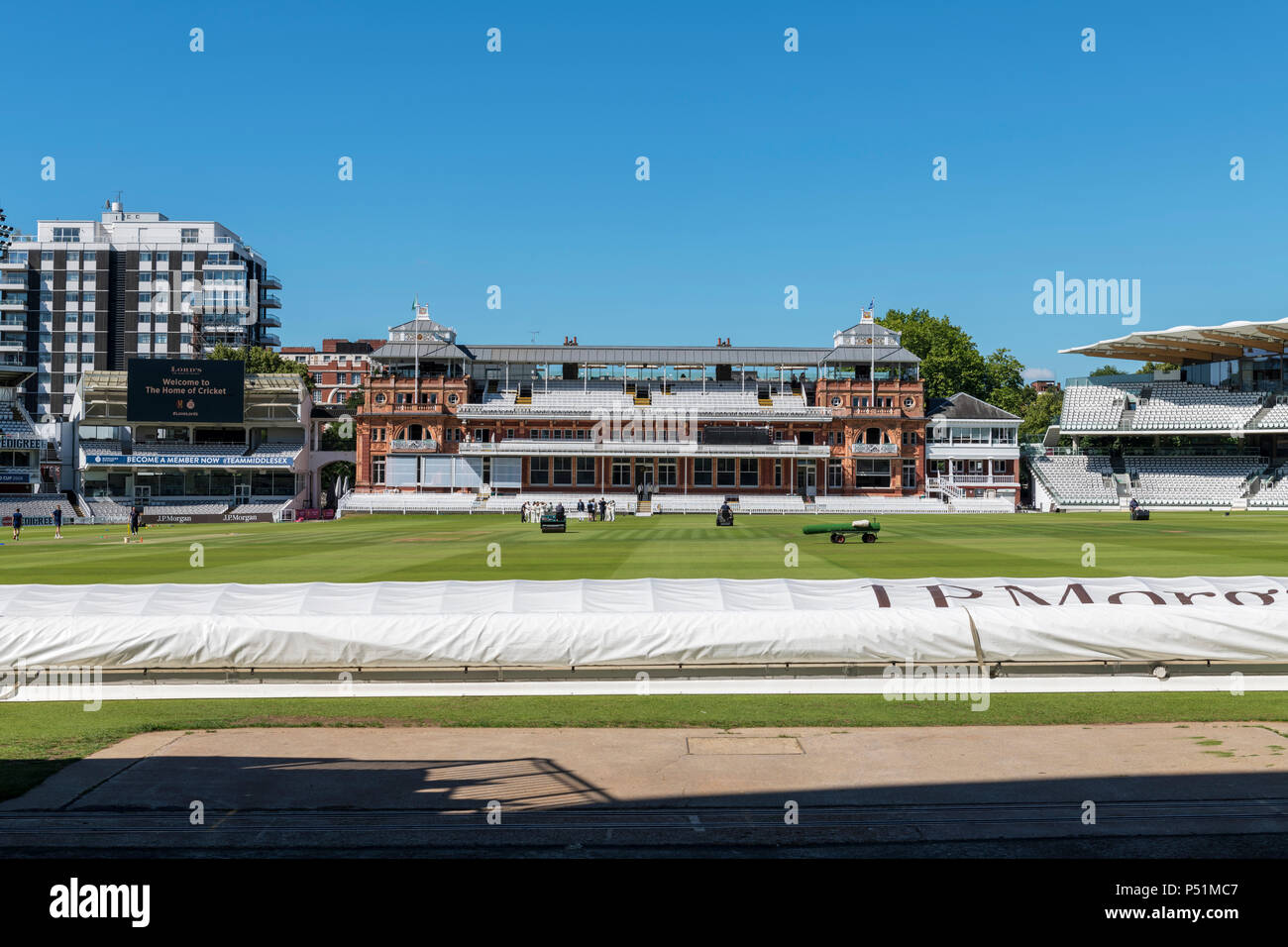 Lords cricket ground, MCC, Middlesex County Cricket club Stock Photo ...