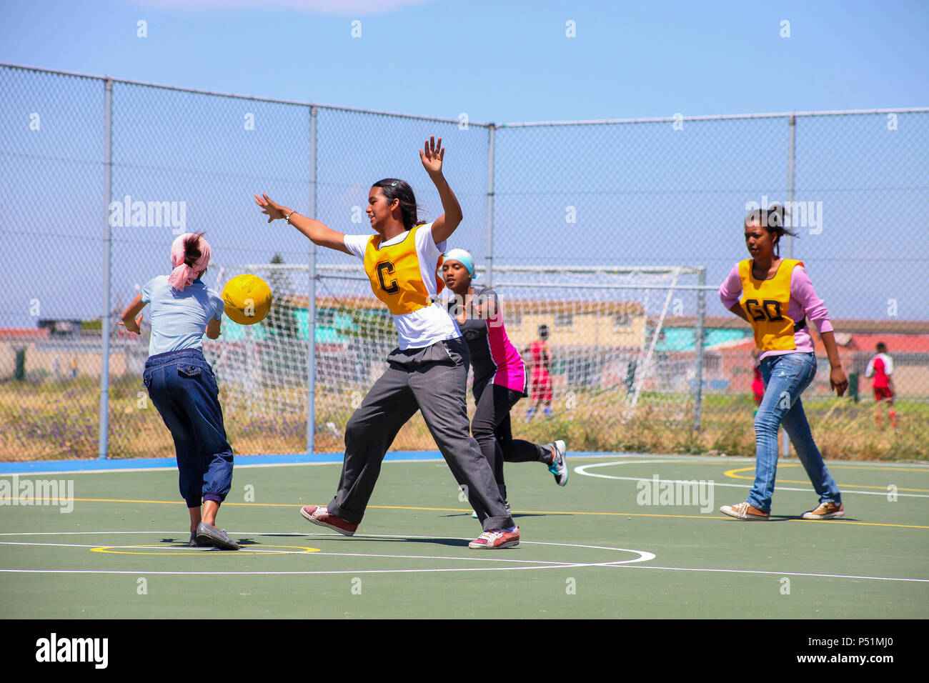 Cape Town, South Africa, December 06, 2011, Diverse children playing ...