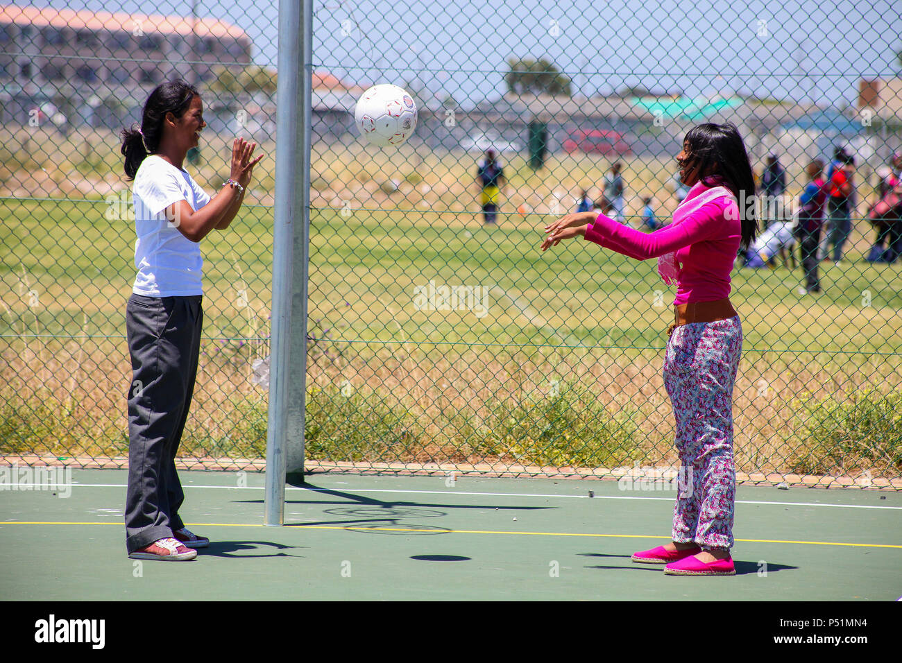 Cape Town, South Africa, December 06, 2011, Diverse children playing ...
