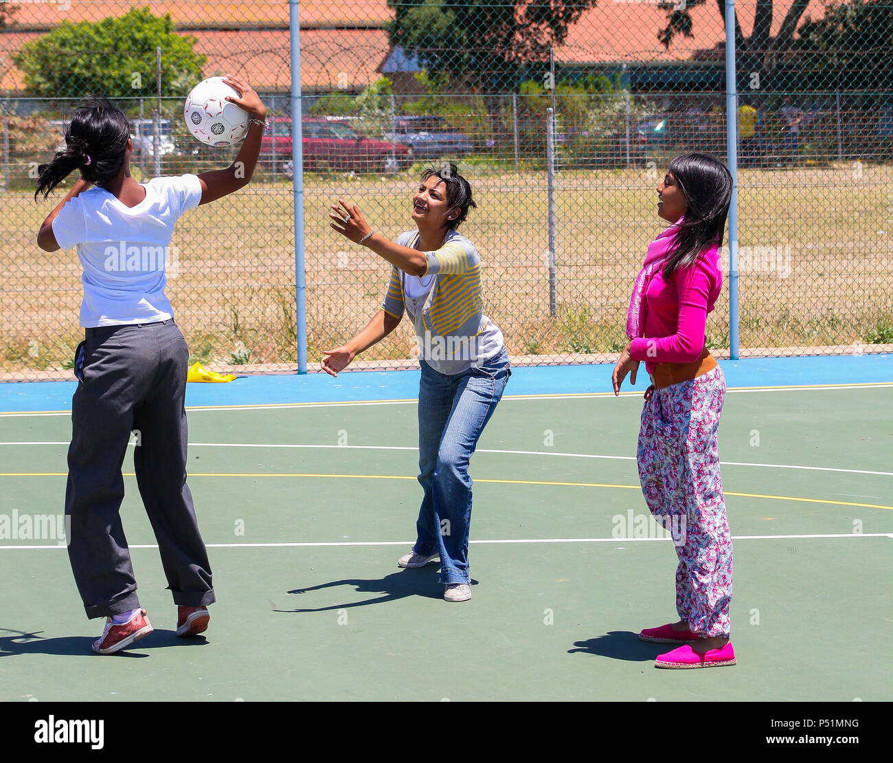 Cape Town, South Africa, December 06, 2011, Diverse children playing ...