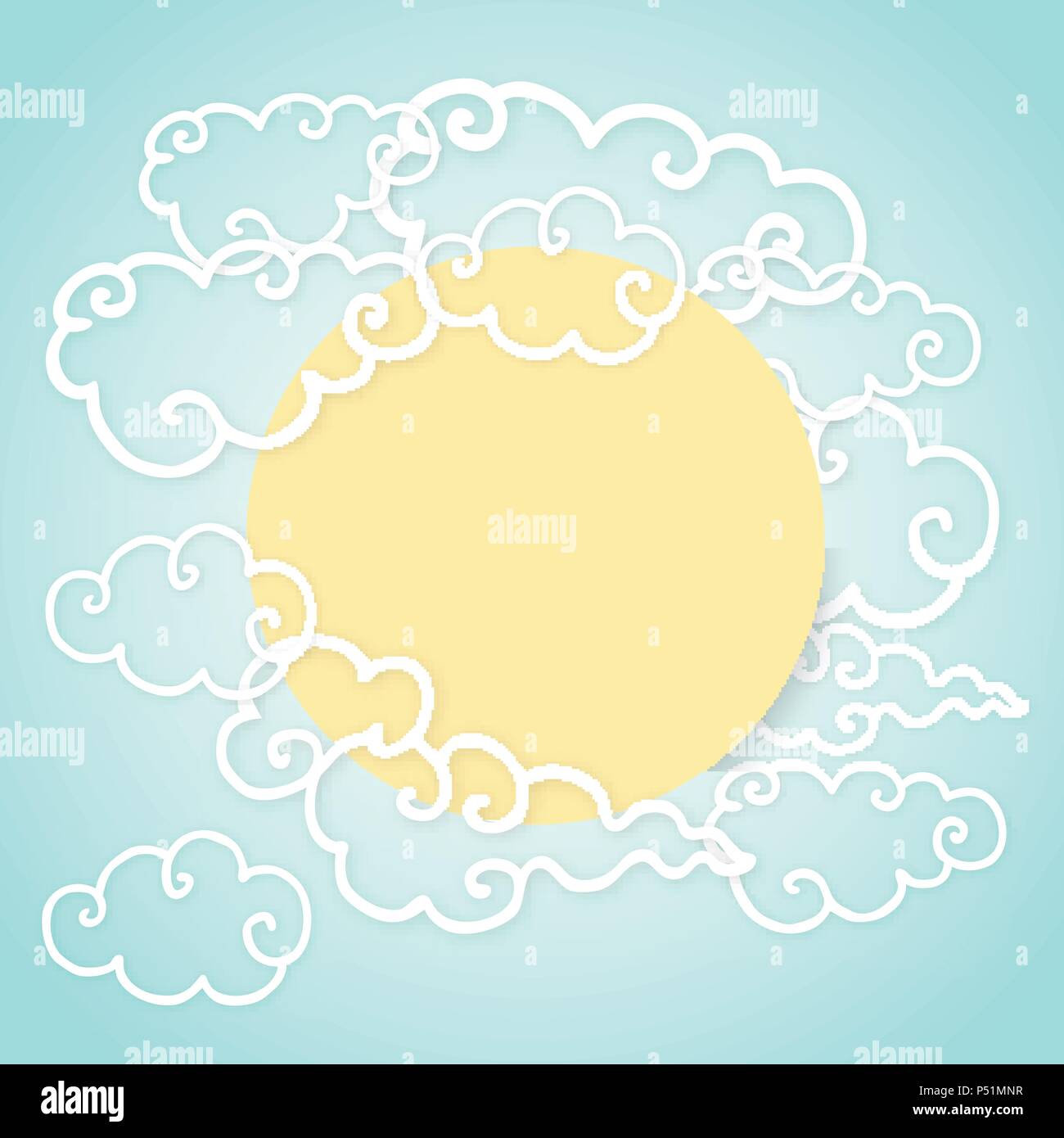 Vintage style korean greeting card Stock Vector Images - Alamy